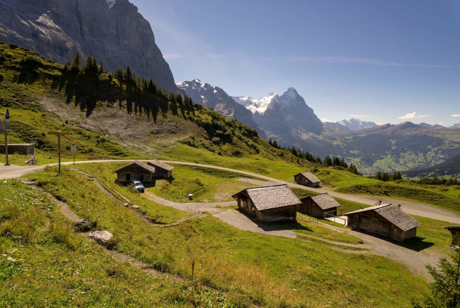 Mit dem Mountainbike auf die Grosse Scheidegg ⛰ (mit GPS) - Federweg